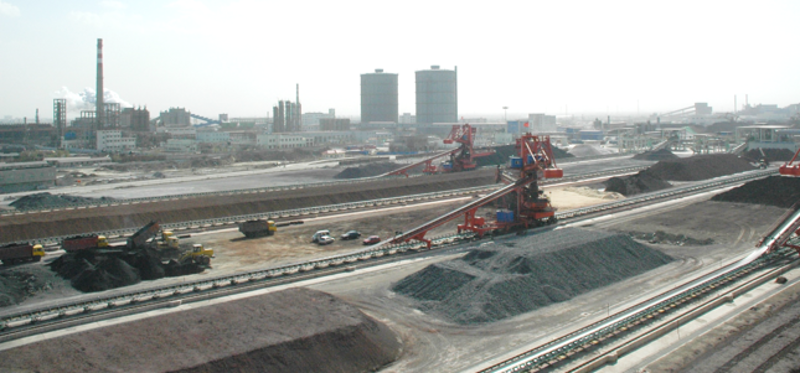 4 million tons comprehensive raw material yard of Tianjin Steel